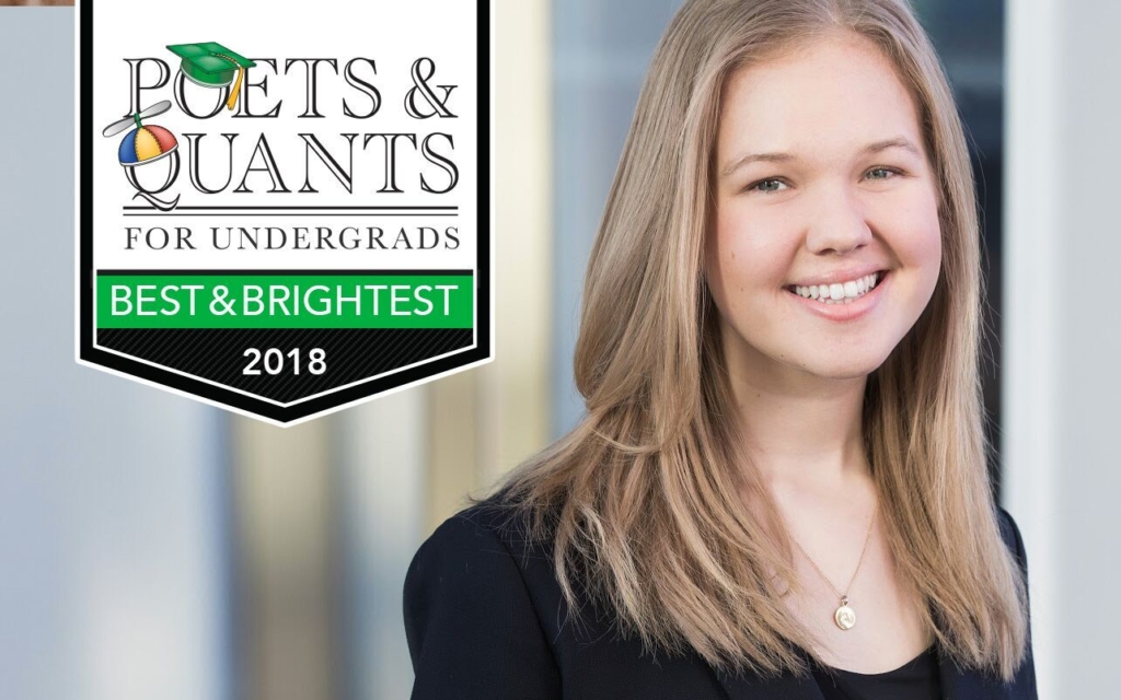 Poets&Quants For Undergrads - 2018 Best & Brightest: Abigail Doeksen ...