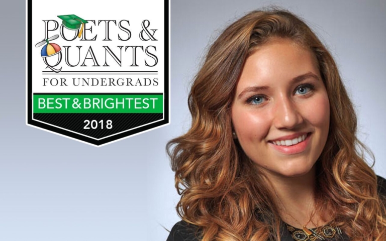 Poets&Quants For Undergrads - 2018 Best & Brightest: Kate Murdock ...