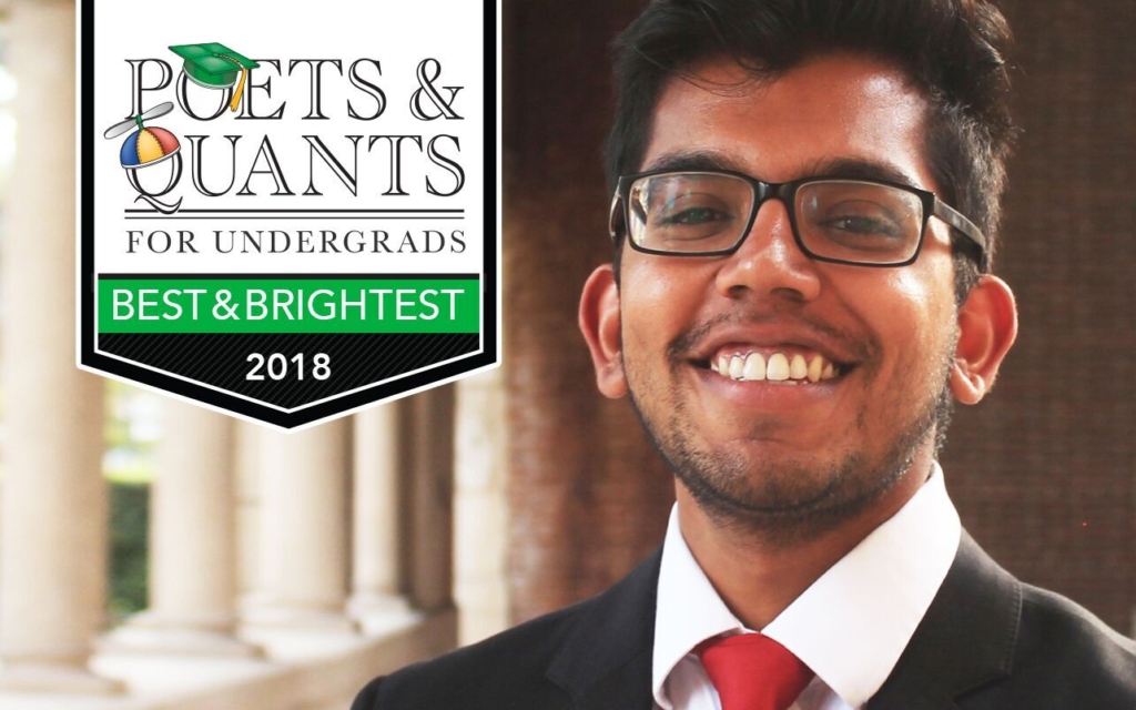 Poets&Quants For Undergrads - 2018 Best & Brightest: Yash Gupta, USC ...
