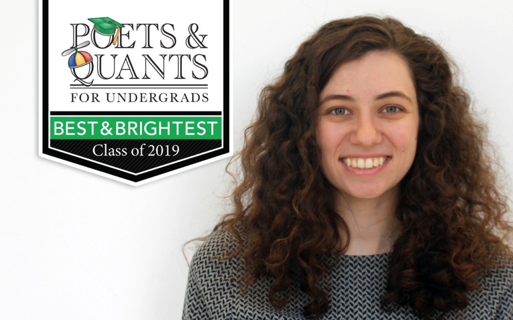 Poets&Quants For Undergrads - 2019 Best & Brightest: Hayley Gorman ...