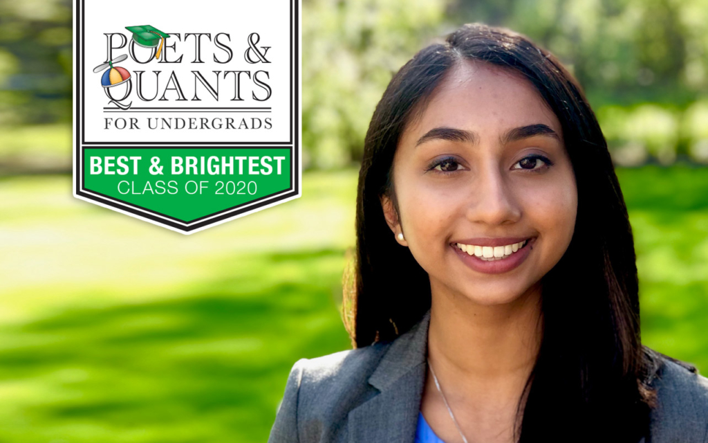 Poets&Quants For Undergrads - 2020 Best & Brightest: Kristin John ...