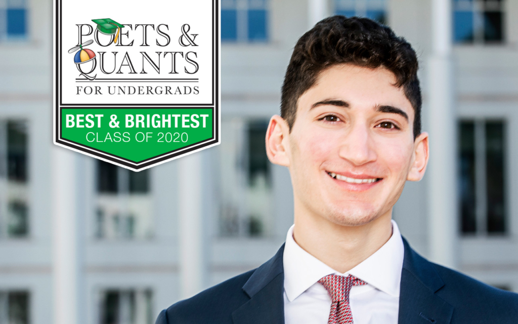 Poets&Quants For Undergrads - 2020 Best & Brightest: Michael Battat ...