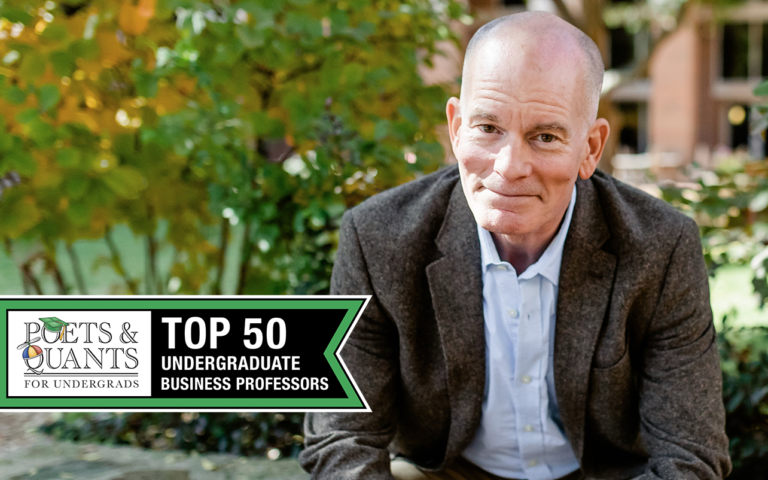 Poets&Quants For Undergrads - 2022 Best Undergraduate Professors: Greg ...