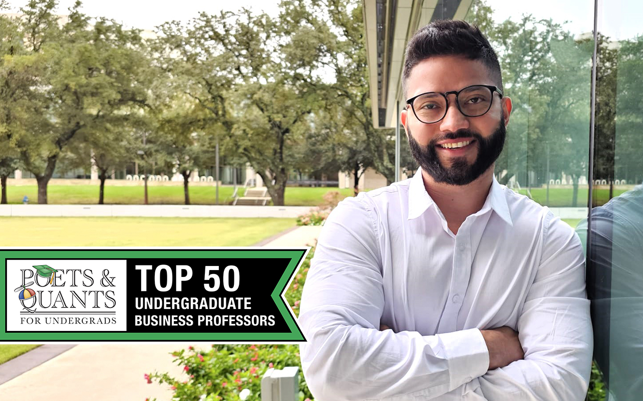 Poets&Quants For Undergrads - 2023 Best Undergraduate Professors: Jedson Pinto, University of ...