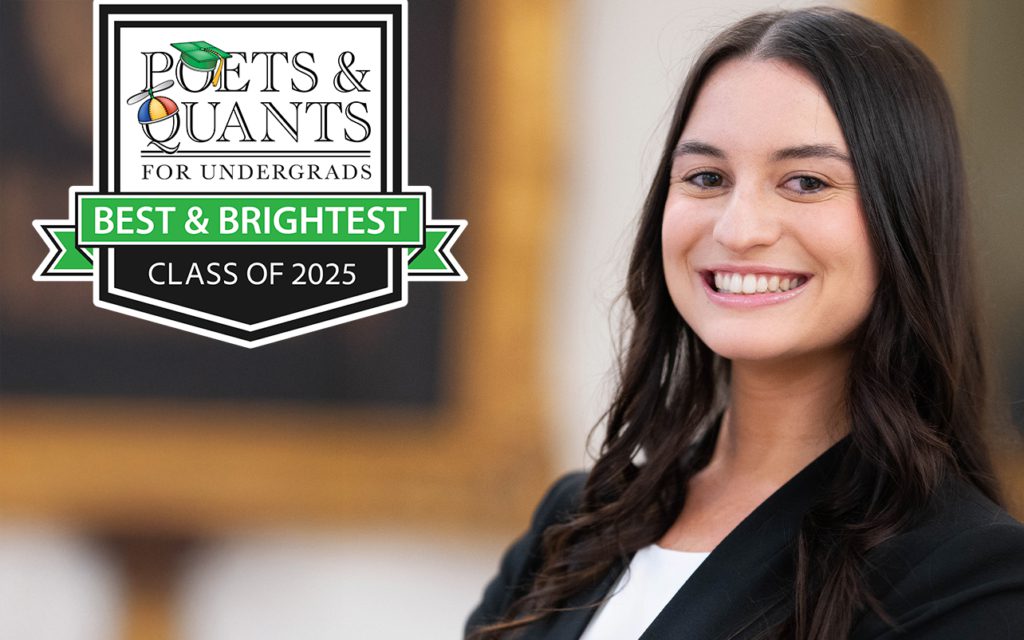 Poets&Quants For Undergrads - 2025 Best & Brightest Business Major ...